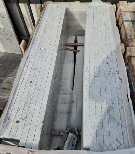 Colonial White Granite Steps at Best Price | Stones Forever LLC